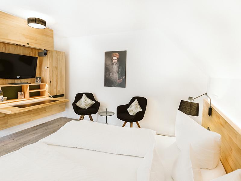 The rooms at Peterle – unique, freshly renovated, inviting.